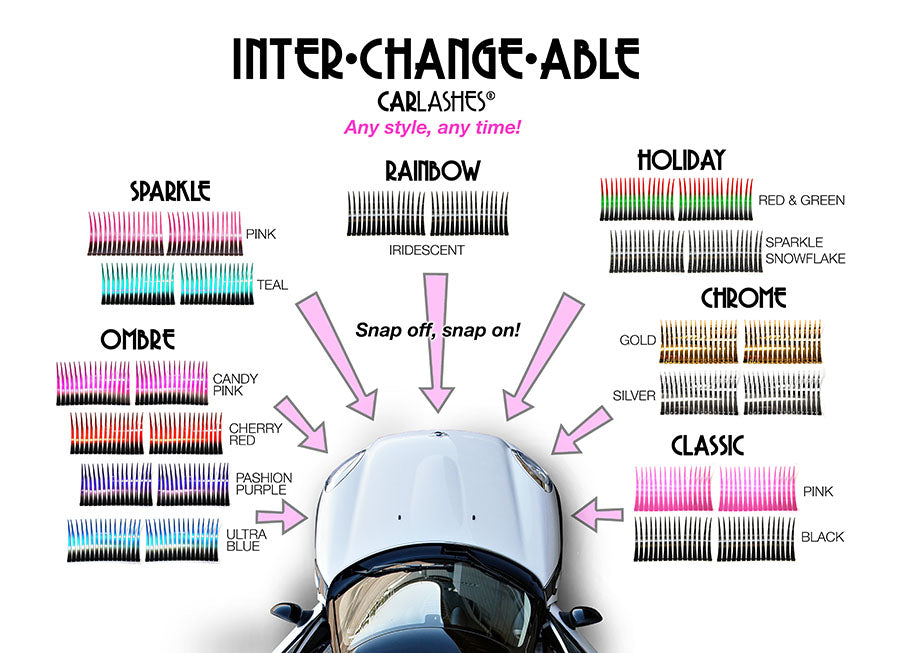 CarLashes headlight eyelashes for your car